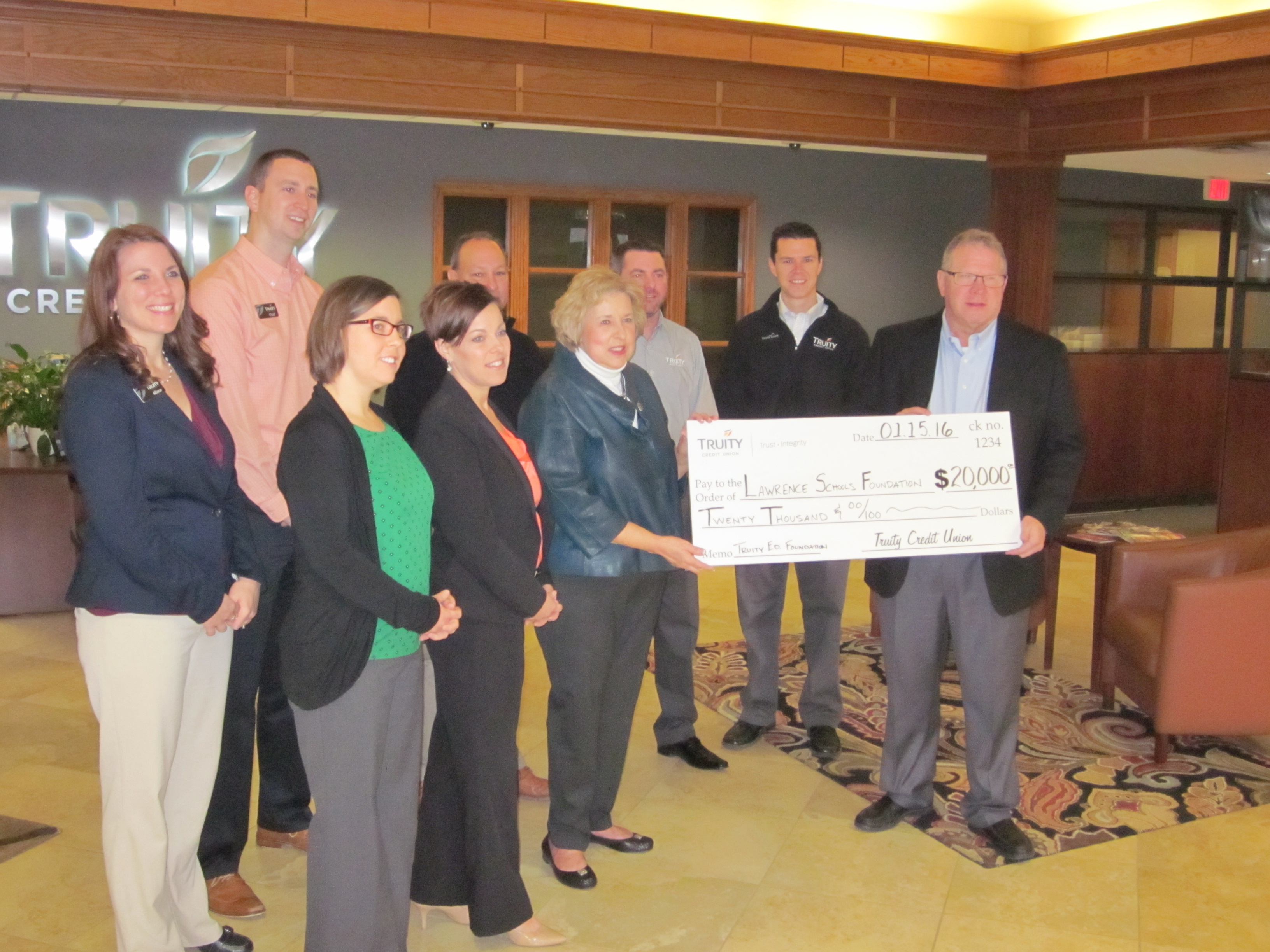 Lawrence Schools Foundation receives $20,000 donation | News, Sports ...